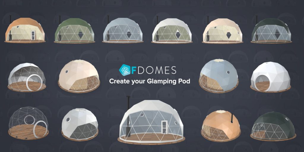 エフドーム（Fdomes）のクラシック・ドームテントの特徴や用途とグランピングシリーズとの違い | グランプレス